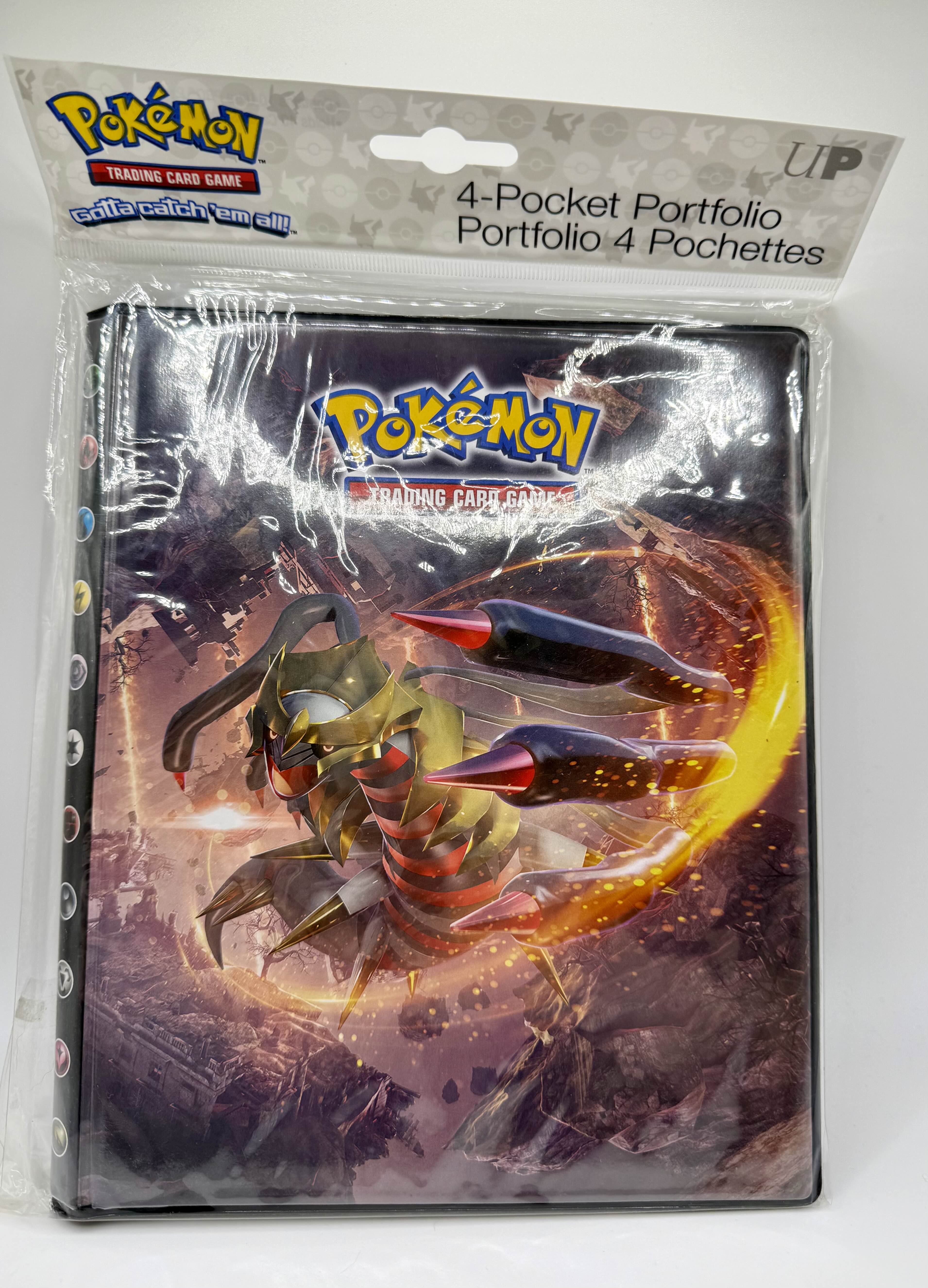 Pokémon TCG │ Giratina & Leafeon Binder, 4 Pocket Portfolio – The Starters